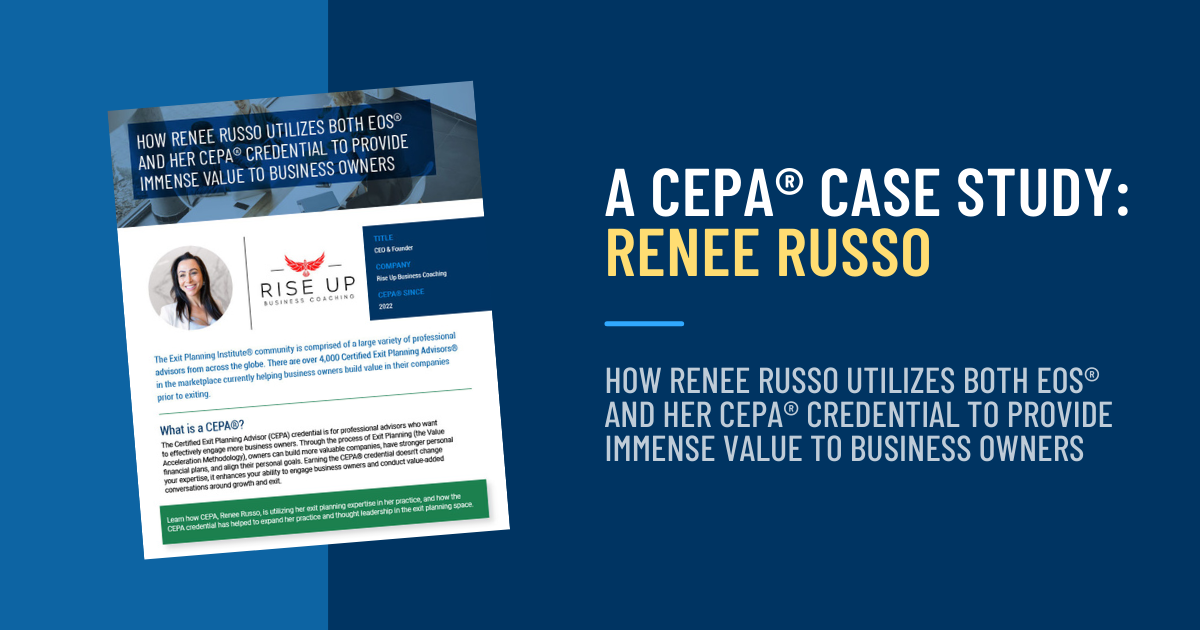 Exit Planning Institute - Find a CEPA | Andrew Trowbridge